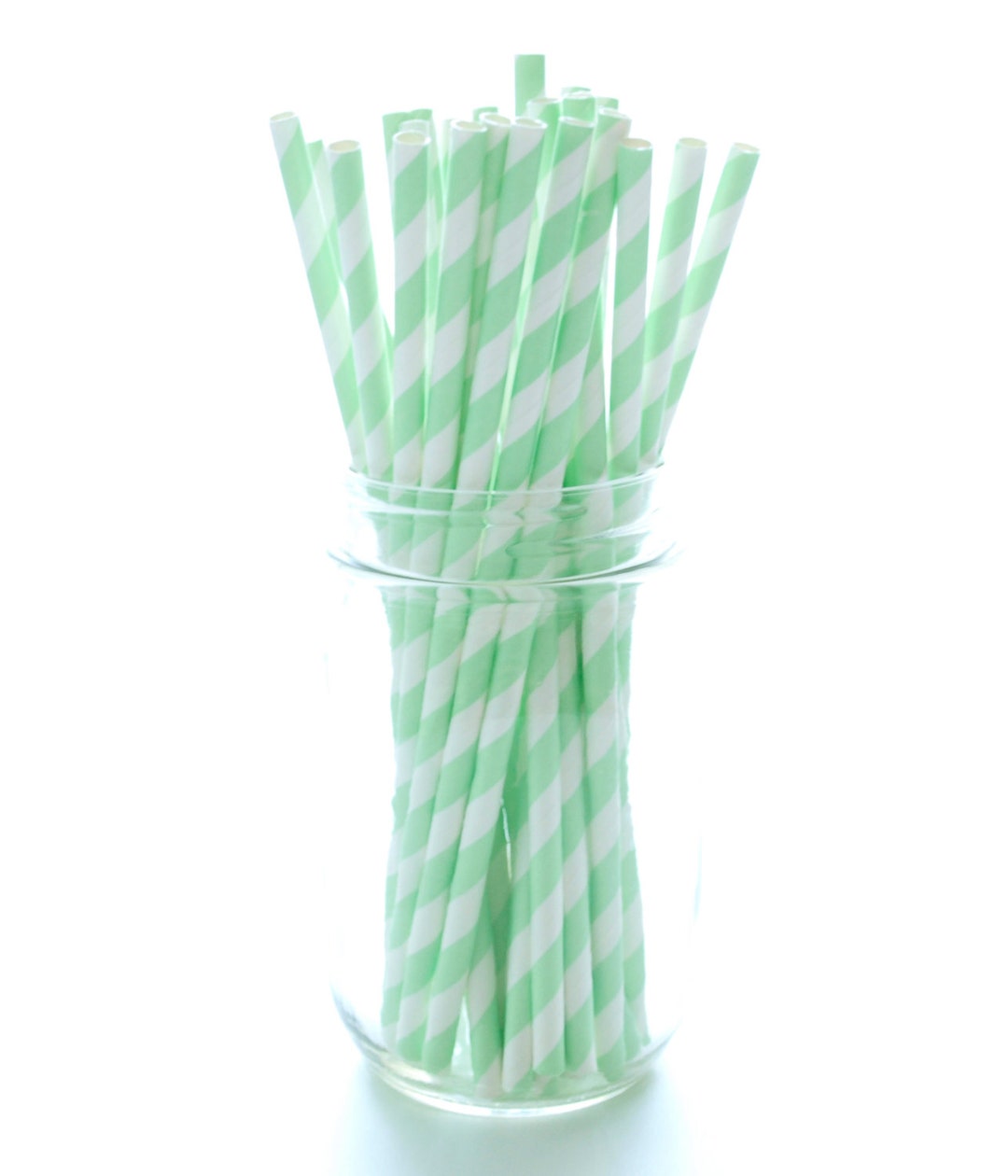 Mint Green Party Straws, Big Straws, Crazy Drinking Straws, Party ...