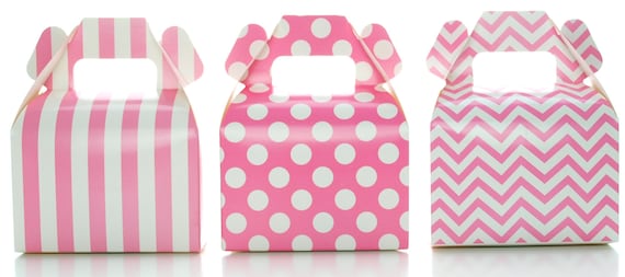 Hot Pink Party Favor Boxes 36 Pack Candy Favor Boxes | Etsy