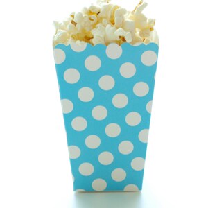 Light Blue Popcorn Boxes (36 Pack) - Mini Popcorn Tubs - Etsy