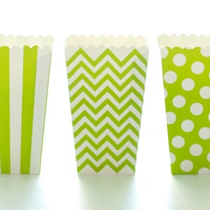 Green Popcorn Boxes (36 Pack): Candy Buffet, Wedding Favors - Etsy