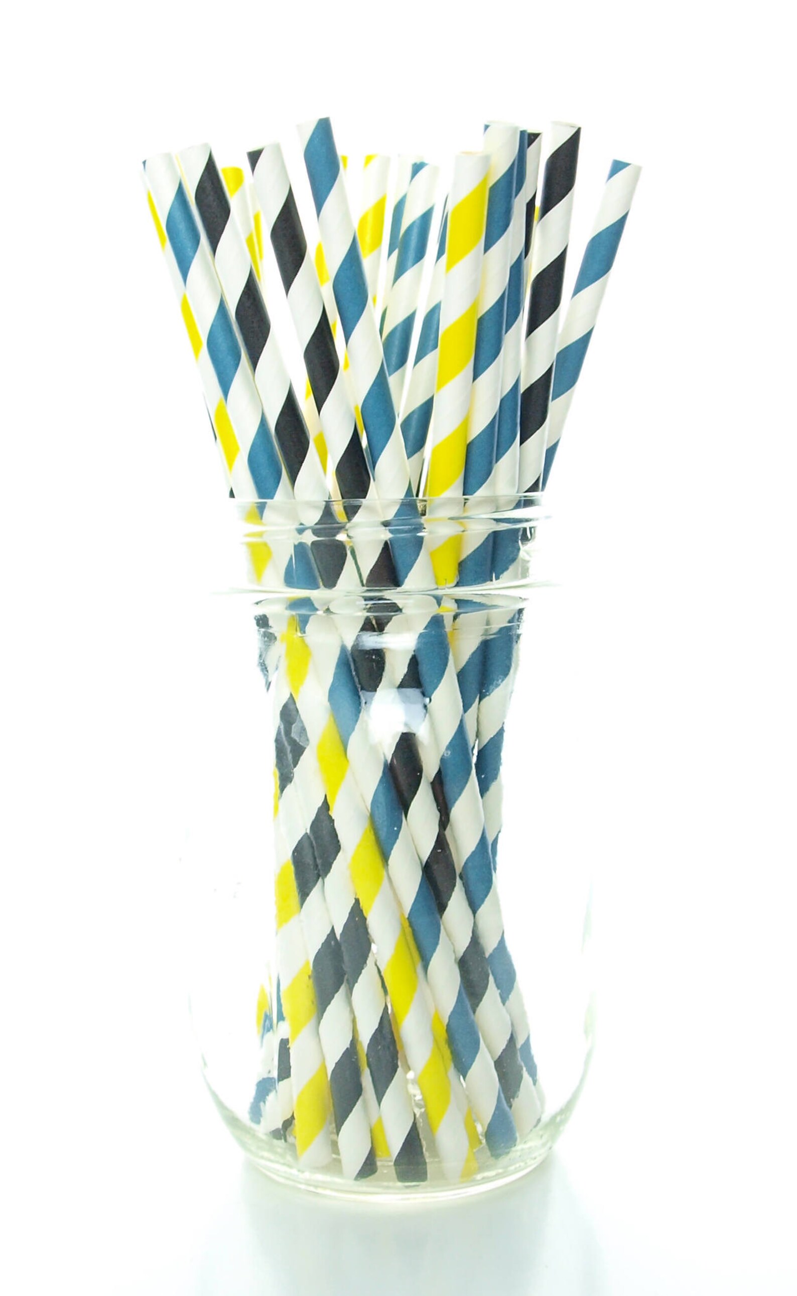 Police Party Supplies Cop Paper Straws 25 Pack Policeman - Etsy