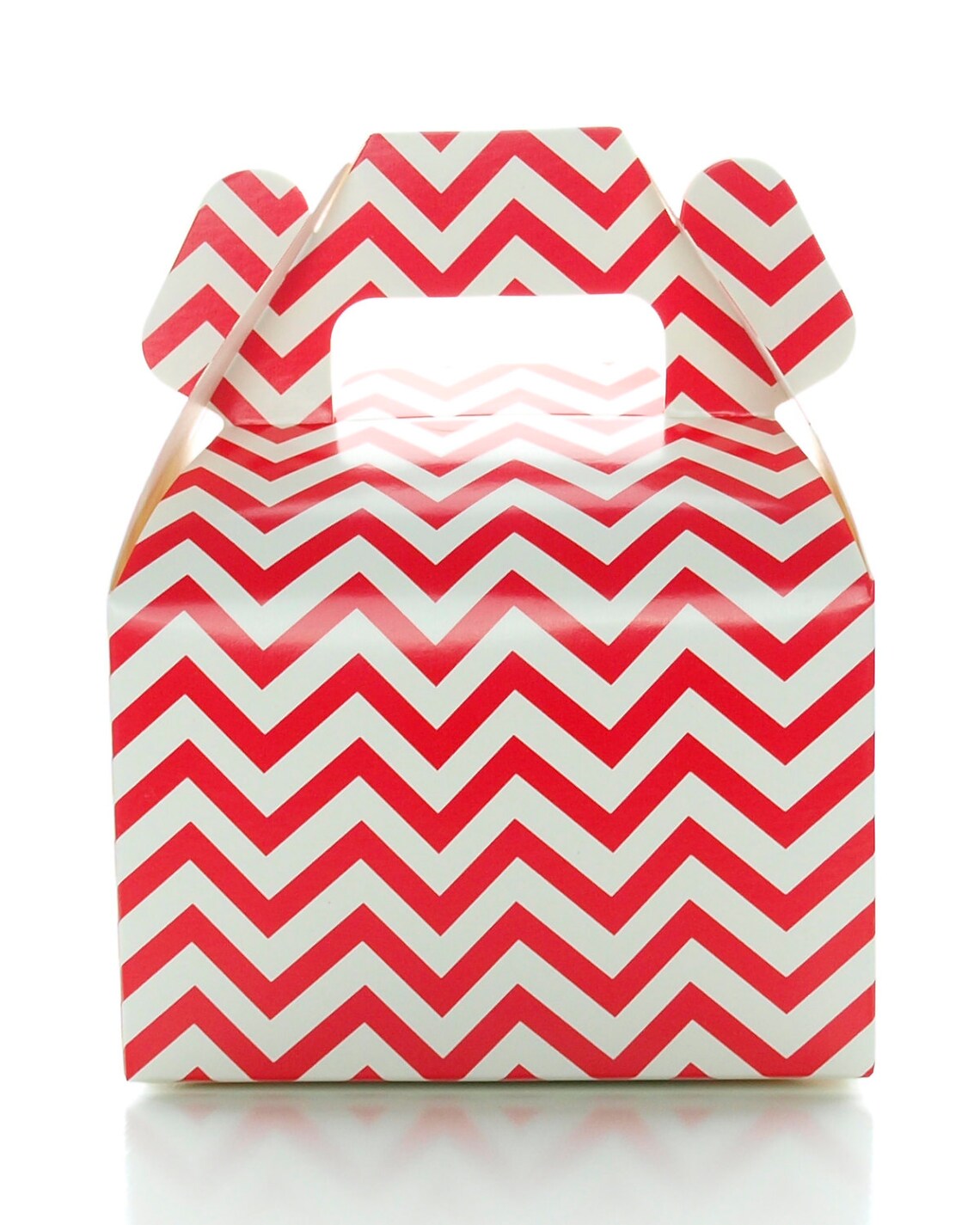 Red Candy Box Mini Chevron Wedding Gift Boxes 12 Pack Red | Etsy