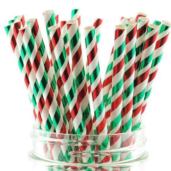 Christmas Straws - Etsy