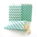 Teal Party Favor Bags: Striped, Chevron & Polka Dot (75 Pack) - Etsy
