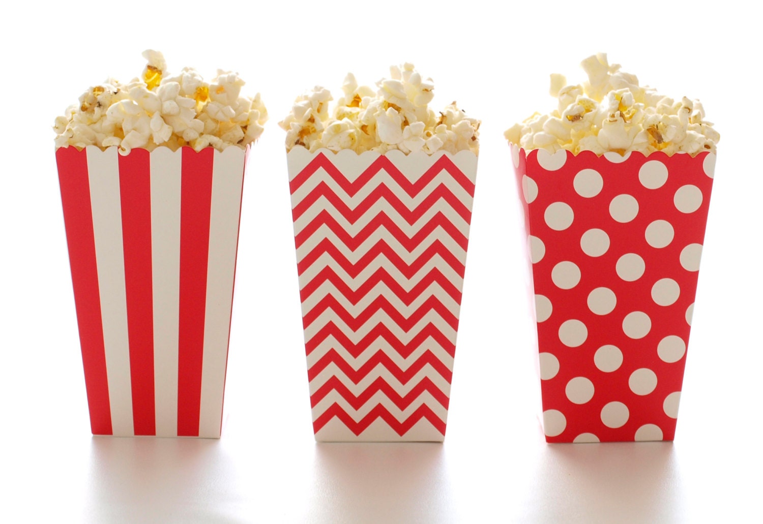 Red Popcorn Boxes 36 Pack Christmas Wedding Candy Boxes - Etsy