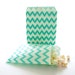 Teal Party Favor Bags: Striped, Chevron & Polka Dot (75 Pack) - Etsy
