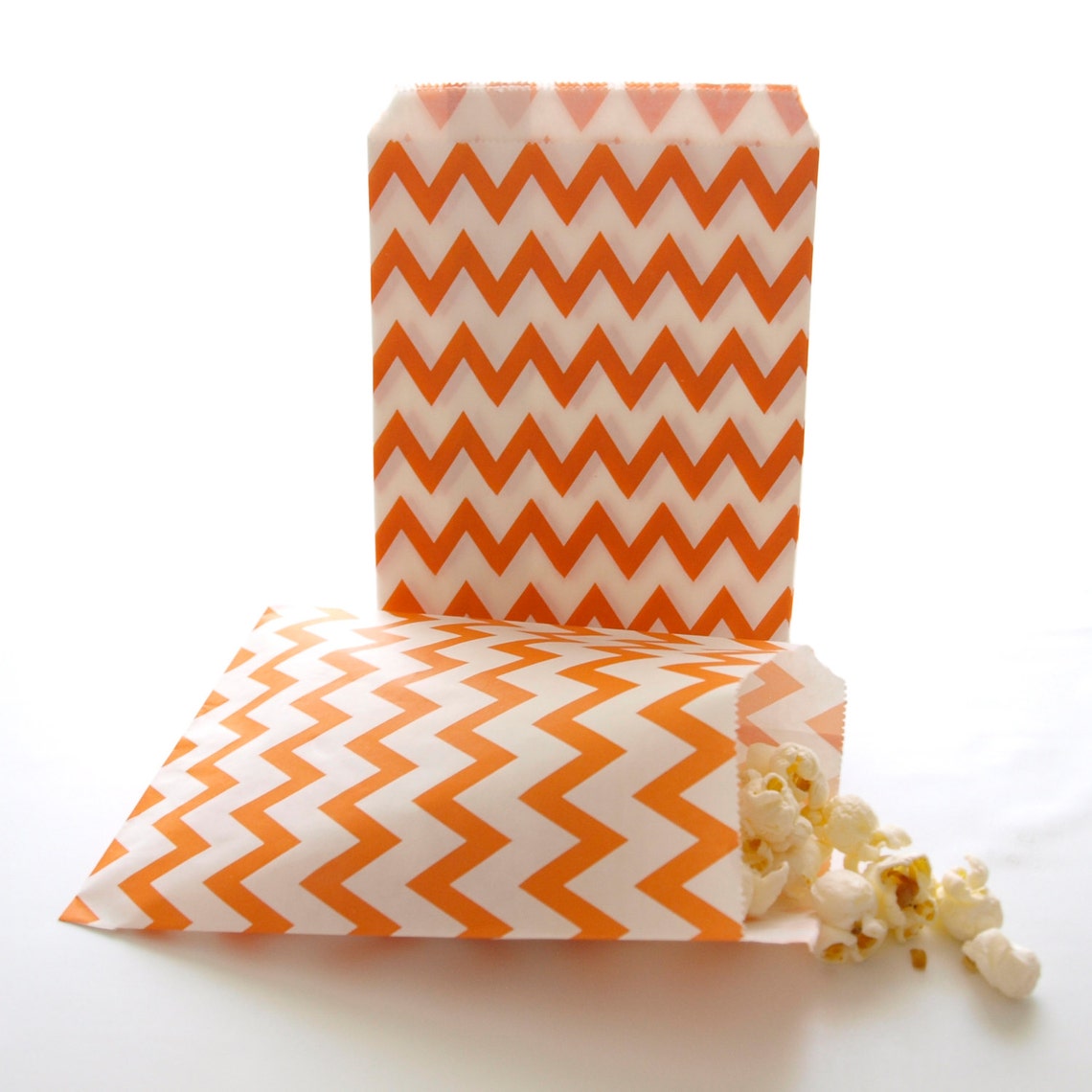 Orange Goodie Bags Candy Buffet Bags Bridal Gift Bags - Etsy