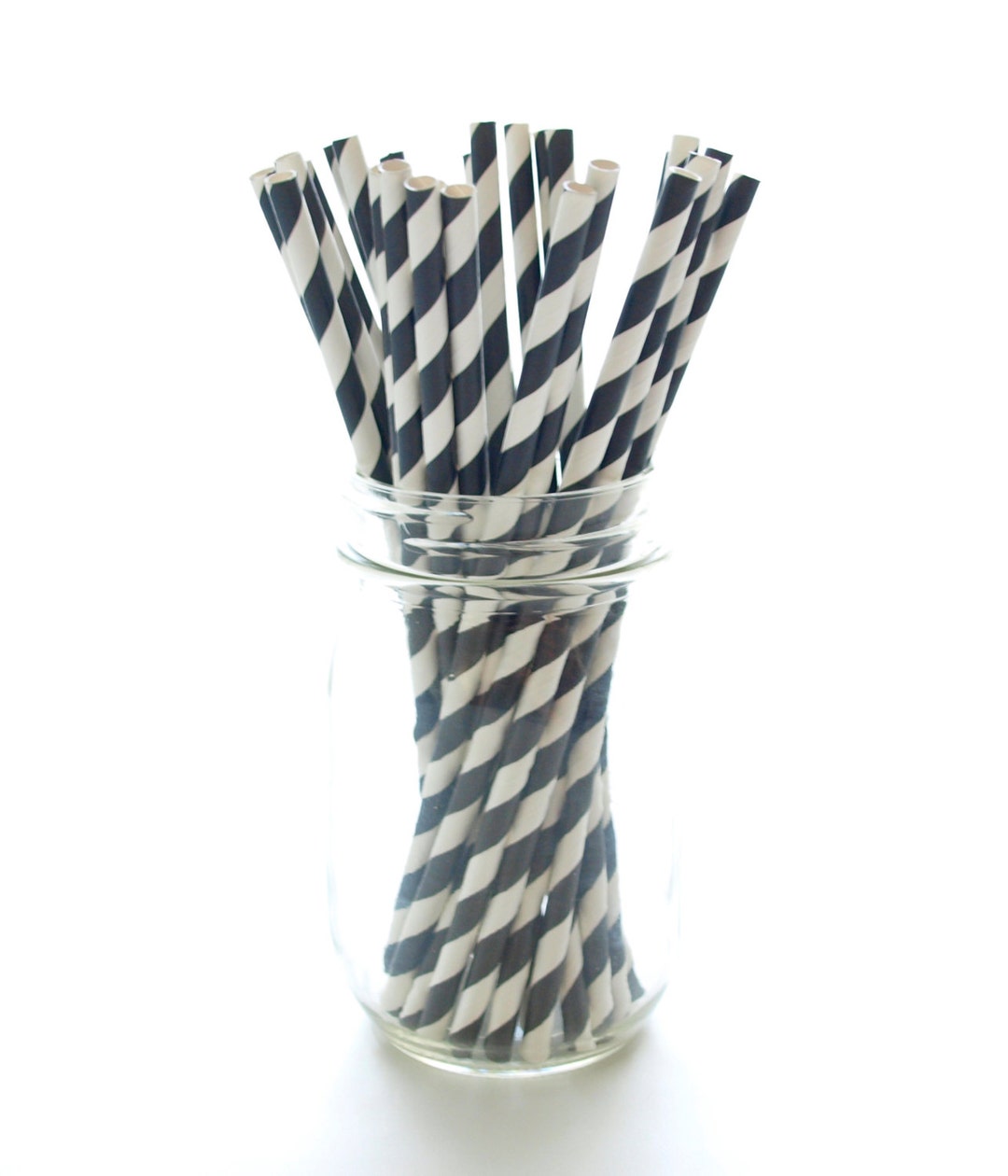 Black Drinking Straws, Decorative Straws, Graduation Party Straws ...