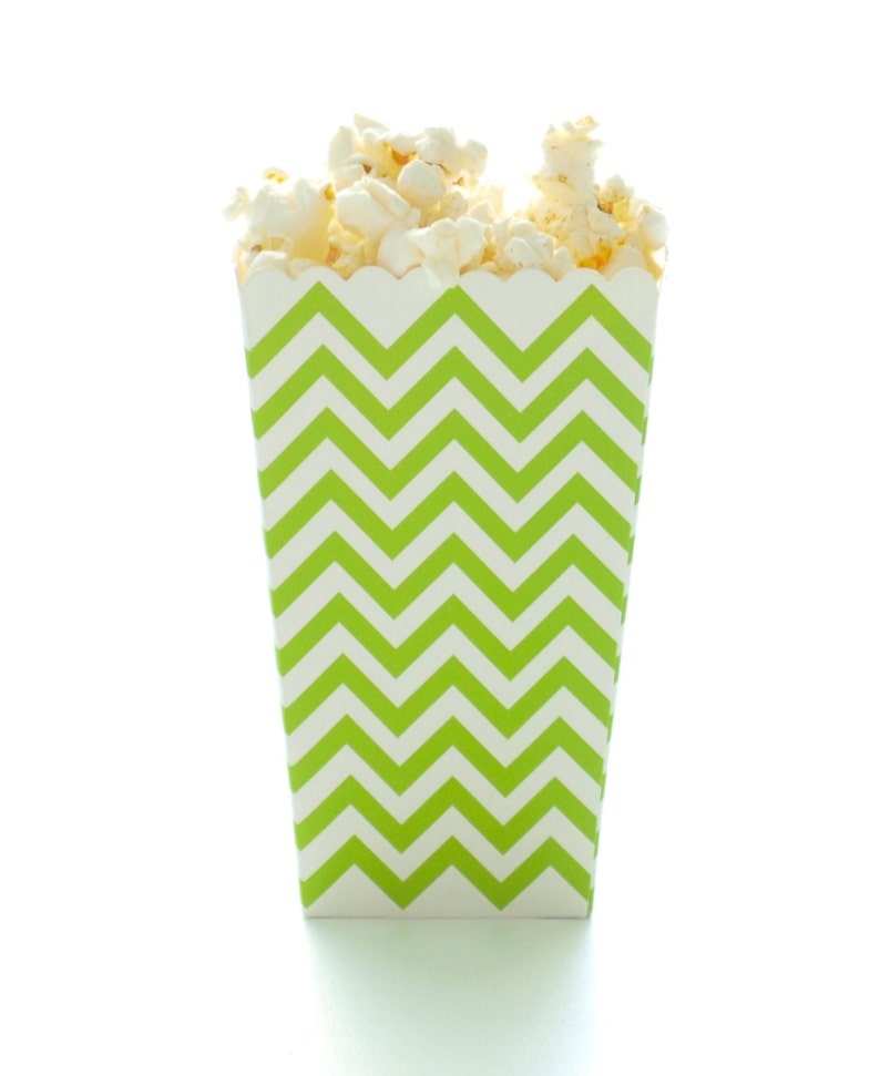 Green Popcorn Boxes (36 Pack): Candy Buffet, Wedding Favors - Etsy