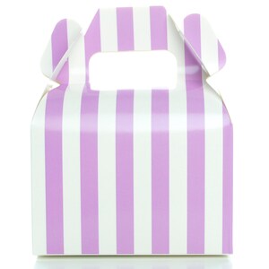 Party Favor Boxes, Purple Gift & Candy Boxes (36 Pack) - Stripe, Polka ...