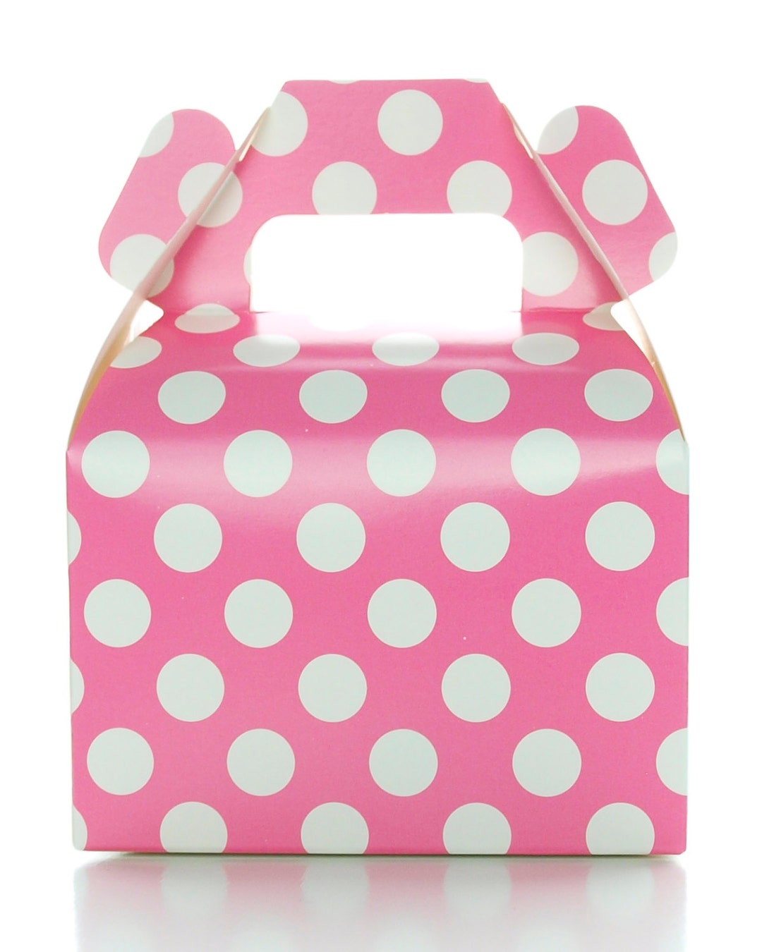 Hot Pink Polka Dot Favor Boxes: Candy Treat Boxes (12 Pack) - Etsy