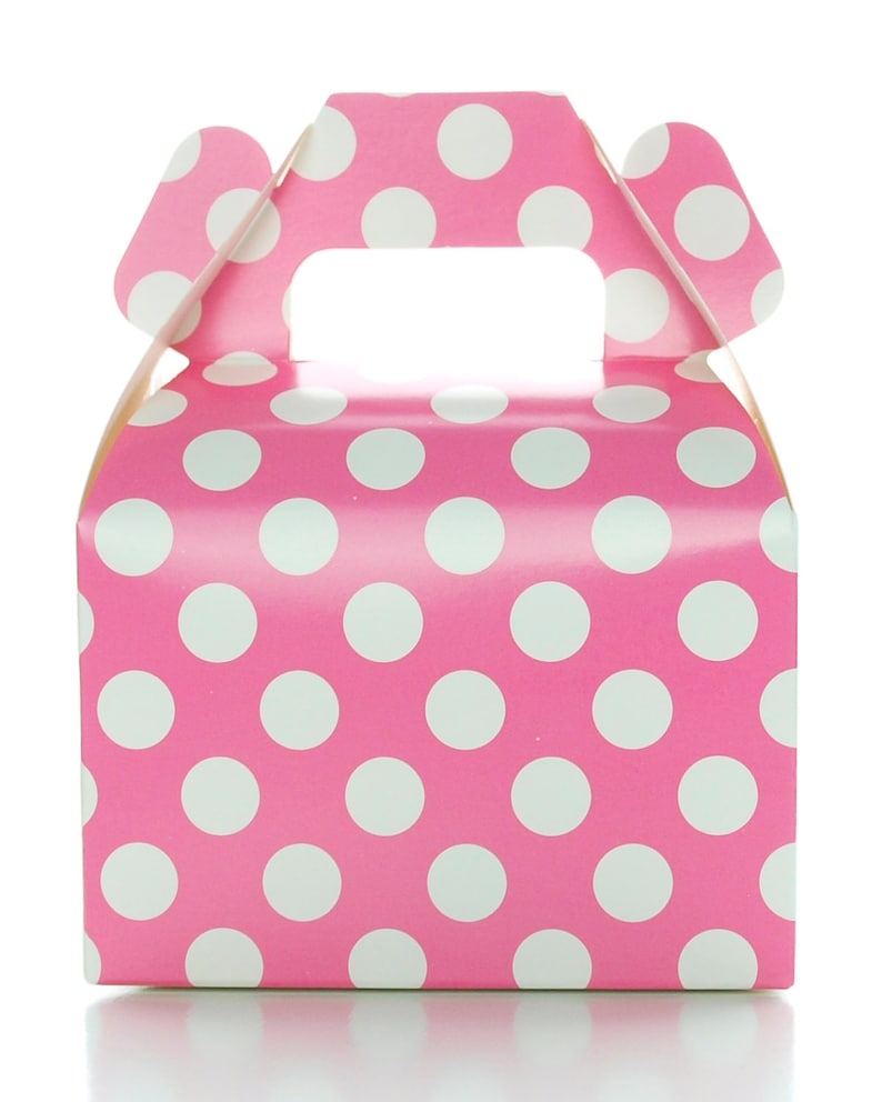 Hot Pink Favor Boxes, Polka Dot Candy Box (12 Pack)- Bright Pink Candy ...