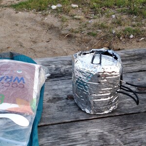 Ultralight Backpacking Gear, Backpacking Pot Cozy Kit, Reflectix Cozy ...