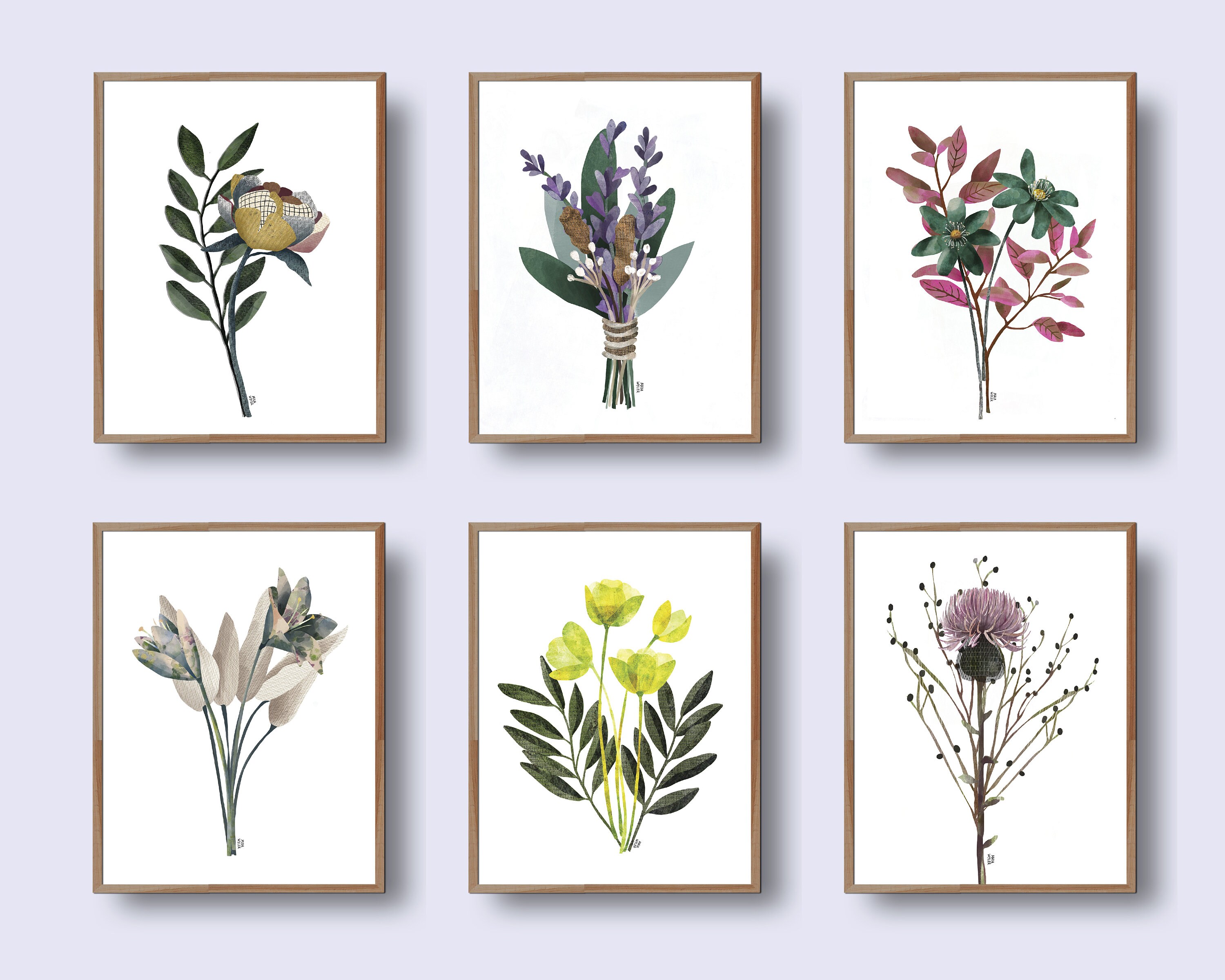 Flower Prints Home decor Artprints | Etsy