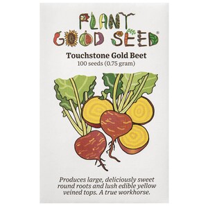 Touchstone Gold Beet Seeds for Planting: Golden Yellow Roots Seed ...