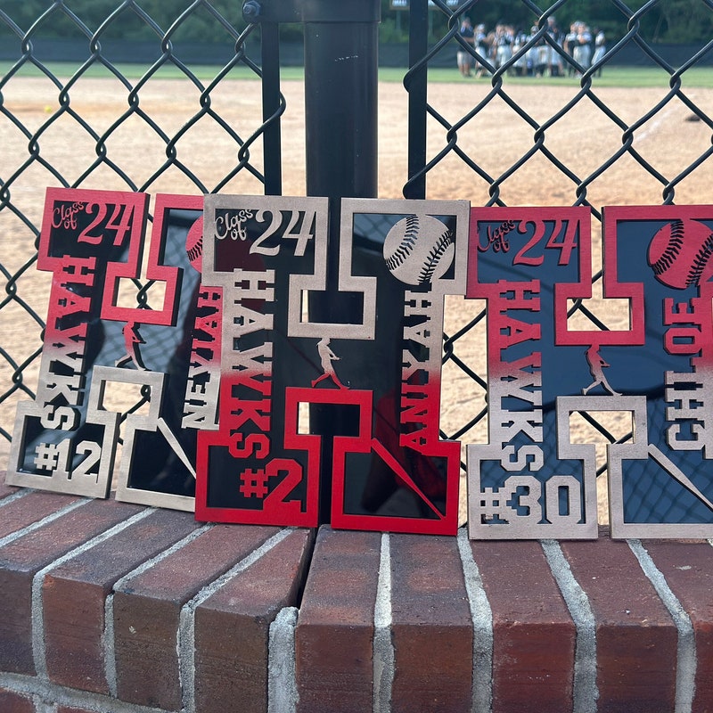 Varsity Letter Frame - Etsy
