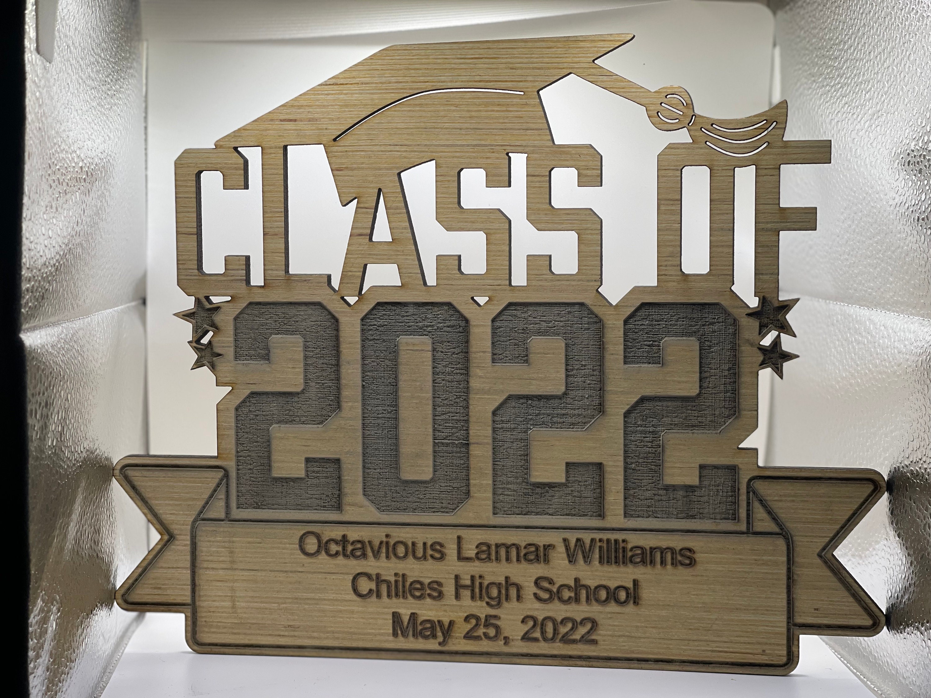 Personalized Graduate Wood Plaque Gift Class of 2023, Class of 2024 ...