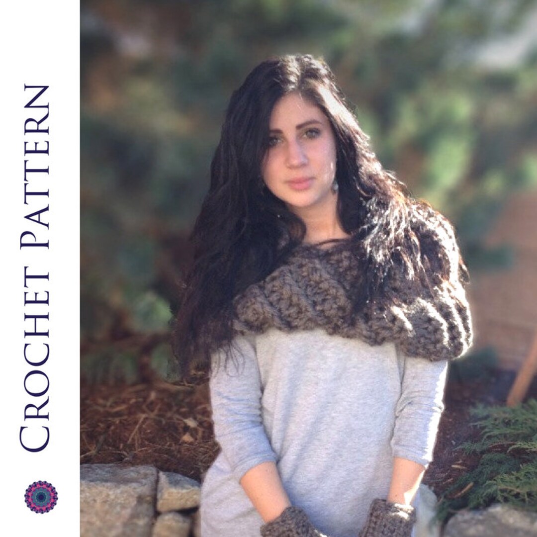 CROCHET PATTERN Super Chunky Highlander Cowl - Etsy