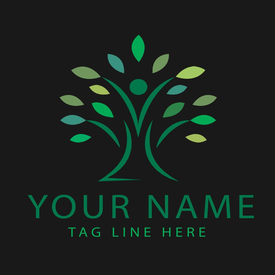 Pre-made Wellness, Tree of Life Logo - Etsy