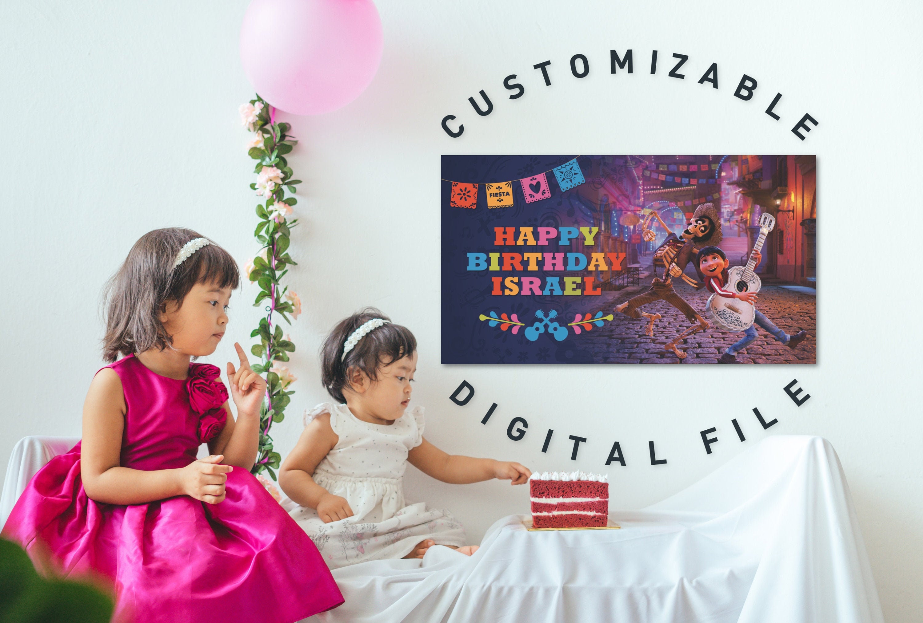 Disney Pixar Coco Birthday Party Banner Decor - Etsy