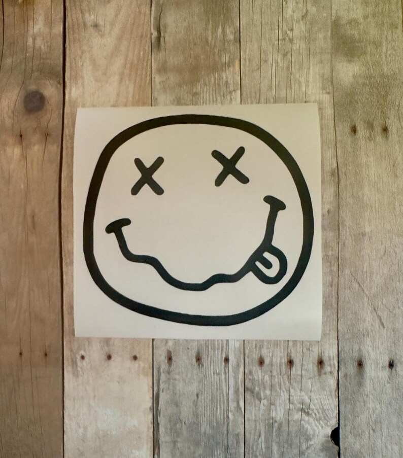 Smiley Face Decal. Premium Vinyl Decal, Great for Cars, Laptops - Etsy