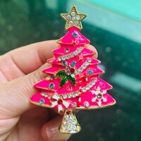 Christmas Tree Brooch - Etsy