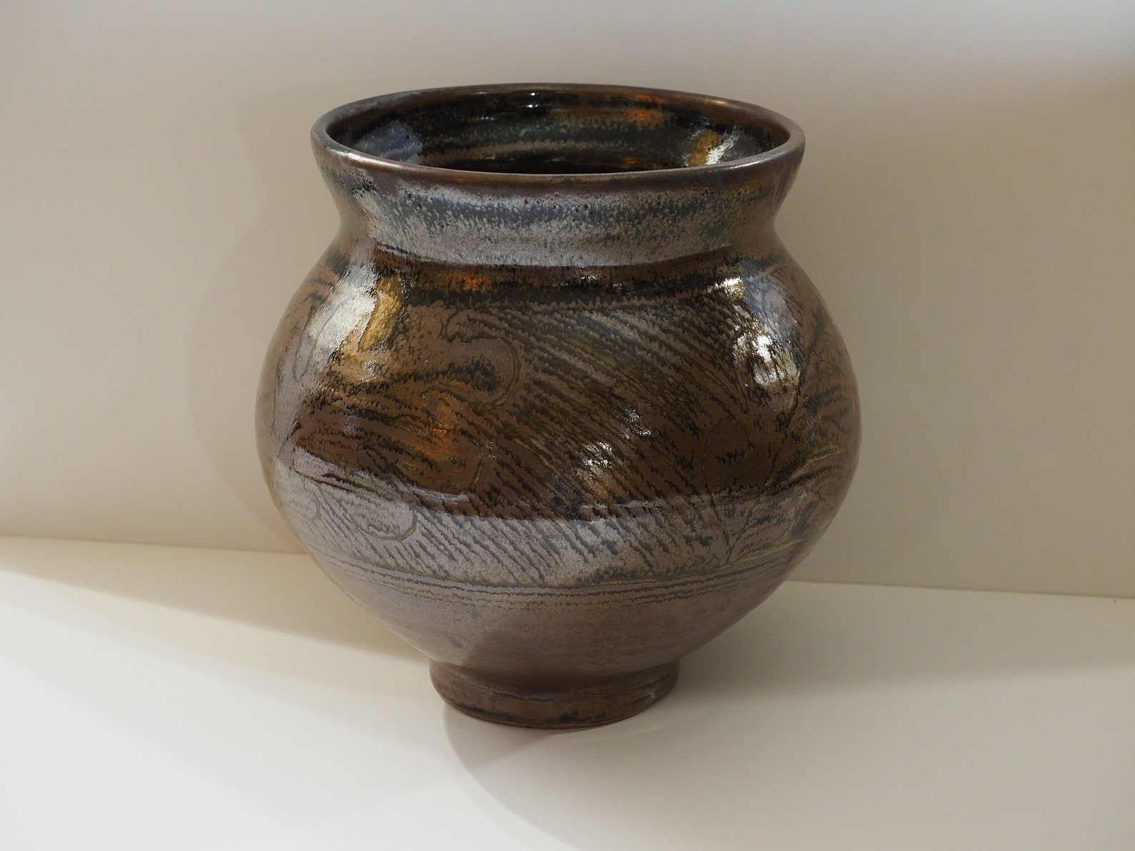 David Leach Vase, Son of Bernard Leach, Studio Pottery, St. Ives, UK H ...