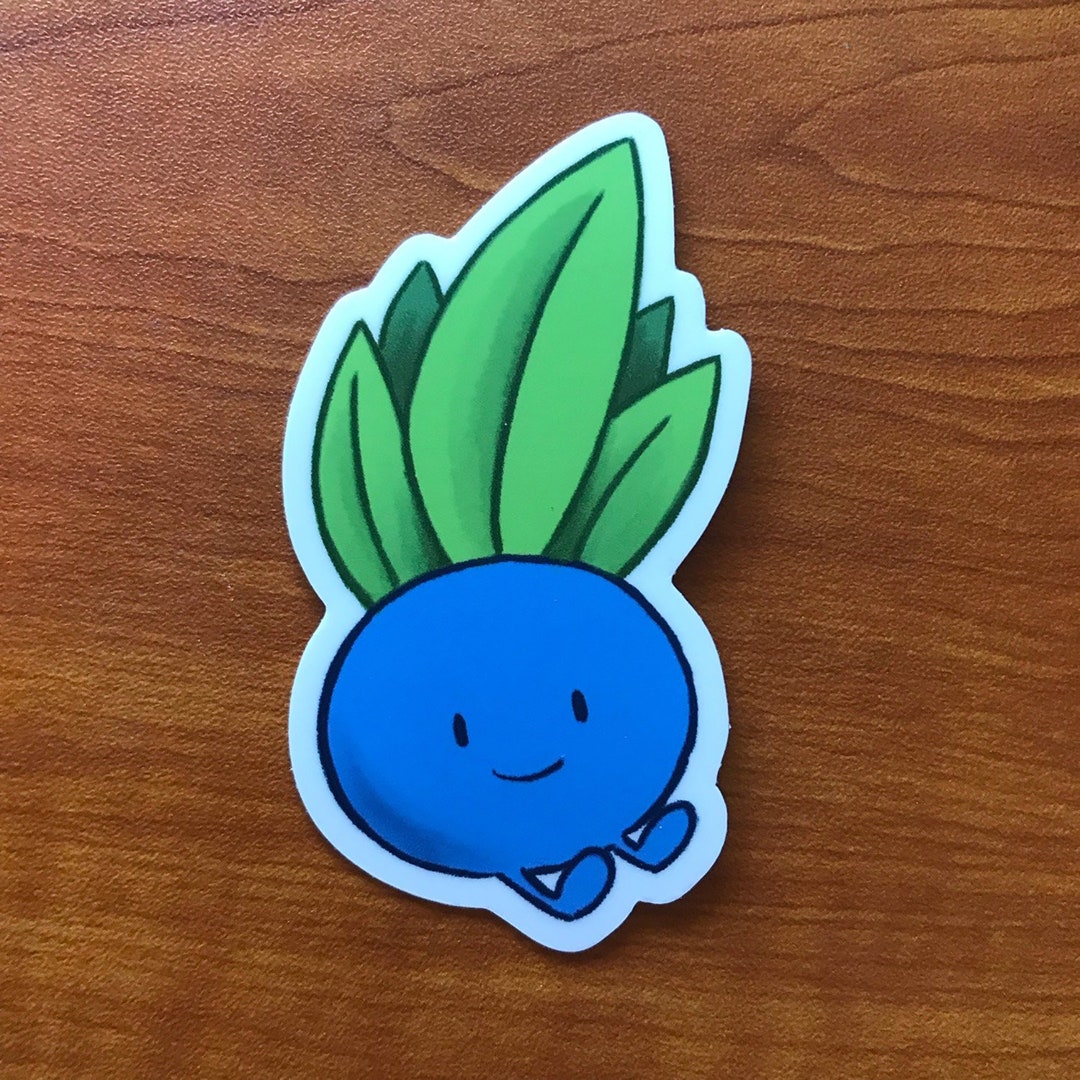 Oddish Vinyl Sticker - Etsy