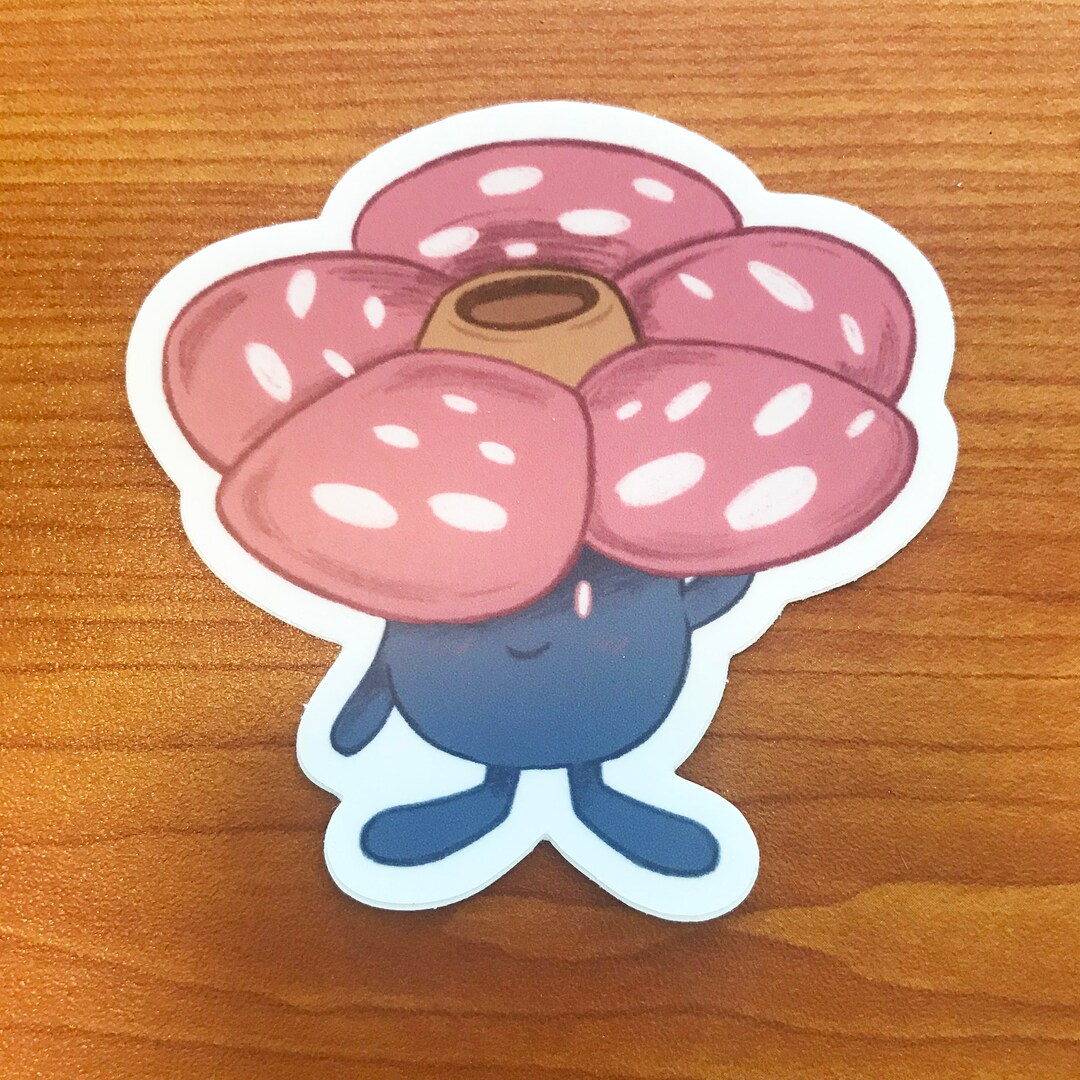 Vileplume Vinyl Sticker - Etsy
