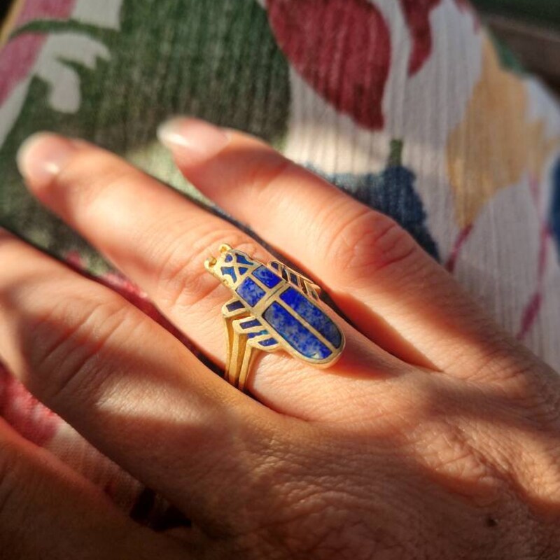 Scarab Ring - Etsy