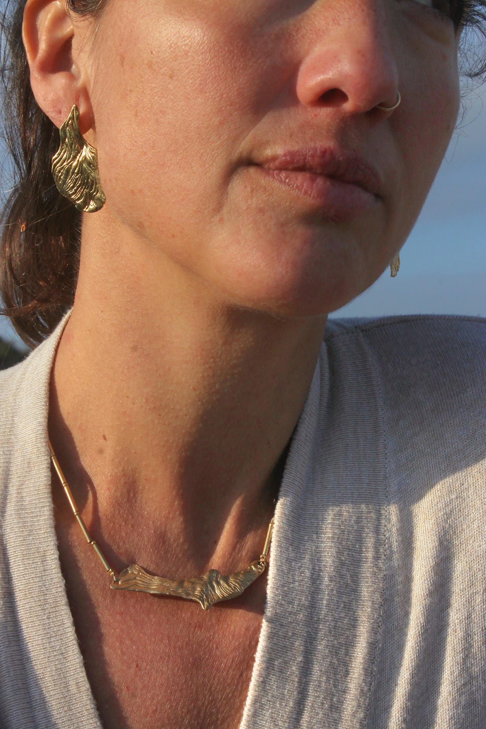 Island Map LAVA Necklace, Handmade, Magma Jewelry, Contemporany, Magma ...
