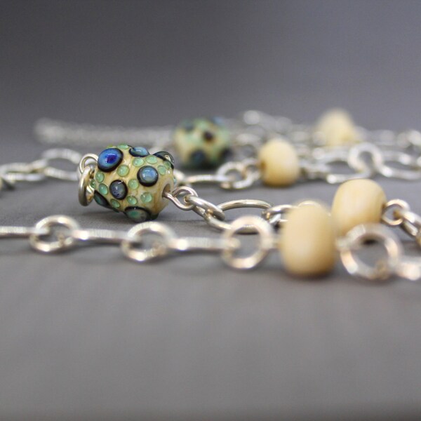 Lampwork Bead Necklace - Etsy