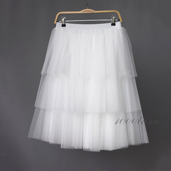 Layered Tulle Skirt - Etsy