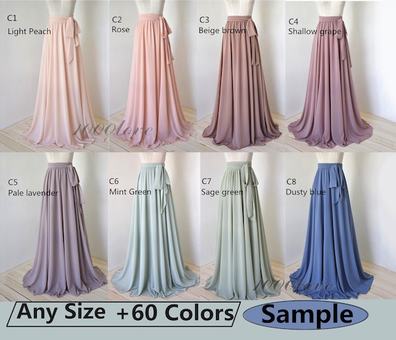 Chiffon Color Sample chiffon Sample | Etsy