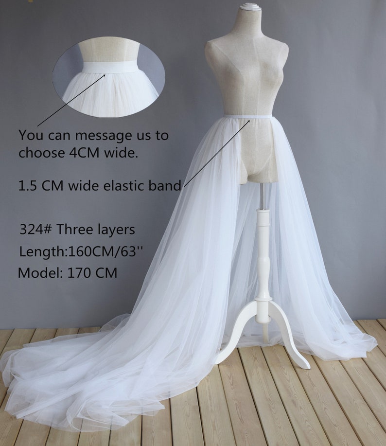 Any Color Detachable Overskirt, One Layer Two Layer or Three Layer ...