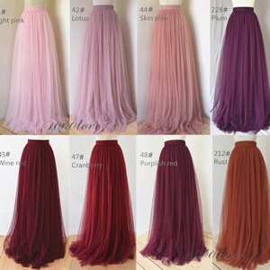 Sample of the Tulle Color Sample of Tullecolor Card of the | Etsy