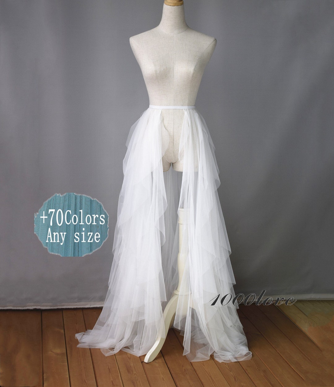 Irregular Detachable Over Skirt, See Through Overskirt ,photoshoot ...