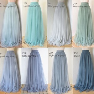 Sample of the Tulle Color Sample of Tullecolor Card of the | Etsy