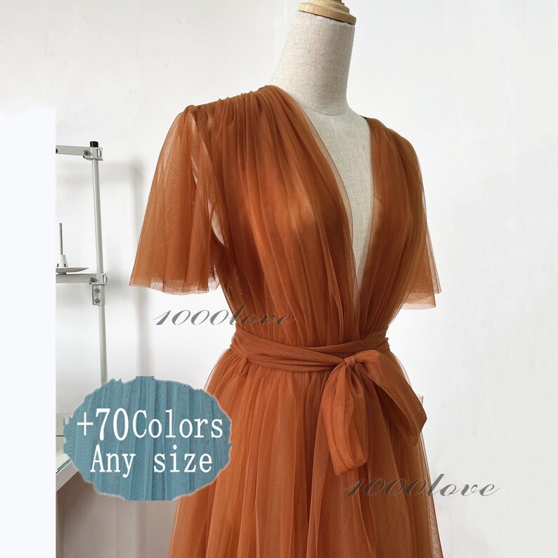 Short Sleeve Sheer Tulle Dress Formal Evening Dressescustom - Etsy