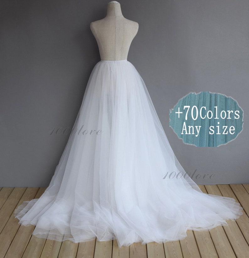 Any Color Detachable Overskirt One Layer Two Layer or Three - Etsy
