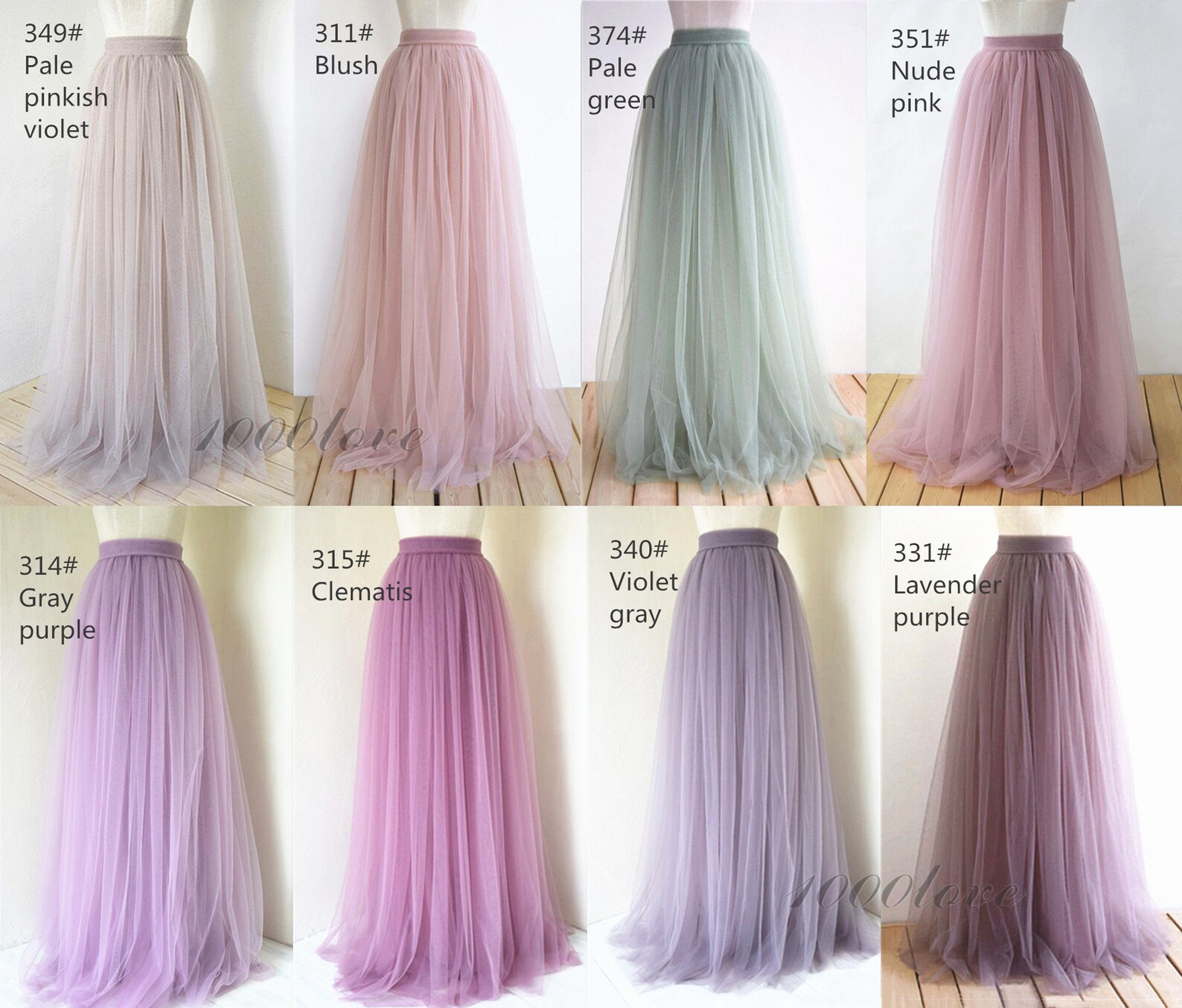 Sample of the Softest Tulle Color Swatch of Softest - Etsy