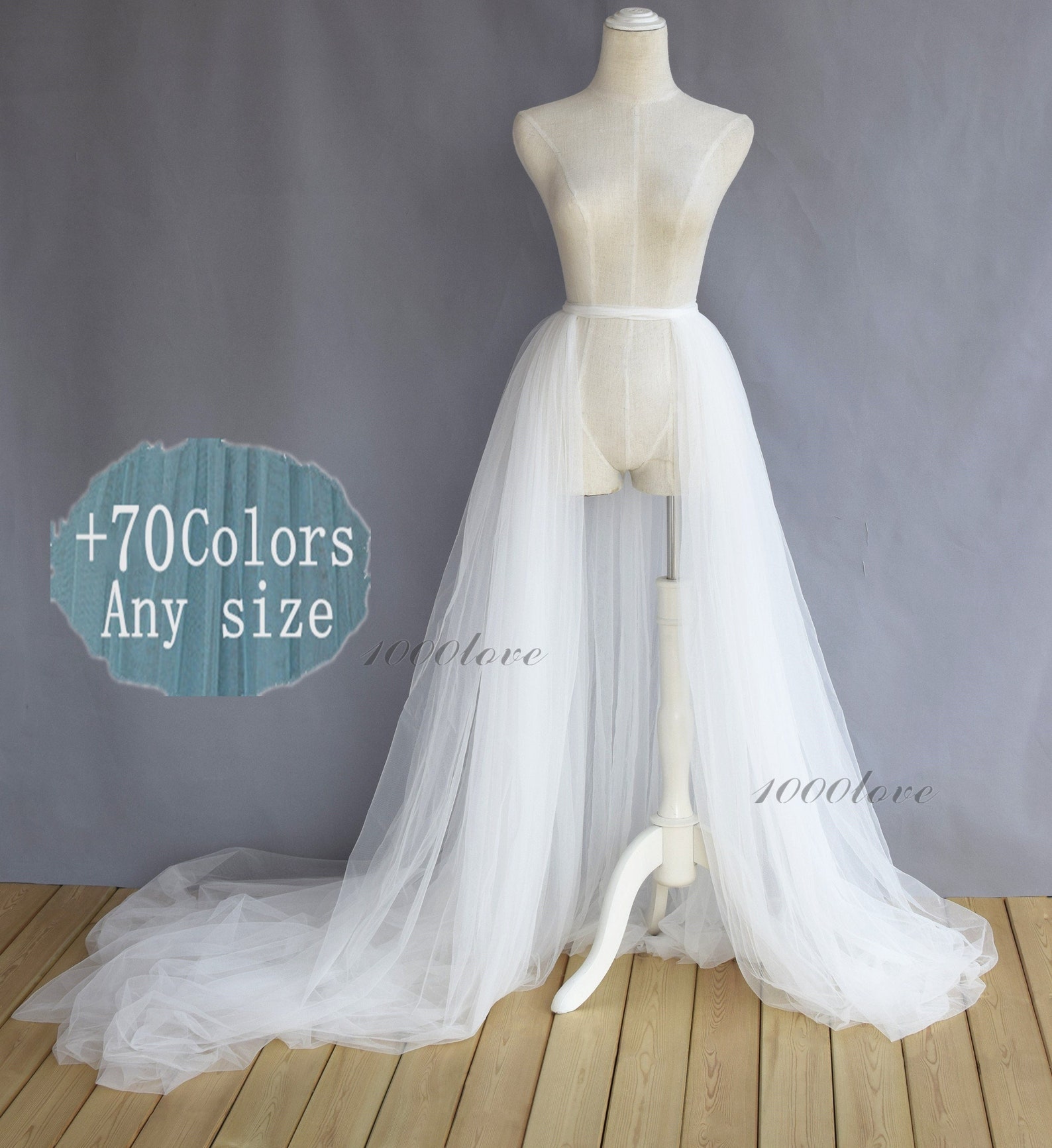 Detachable Overskirt One Layer Two Layer or Three Layer | Etsy