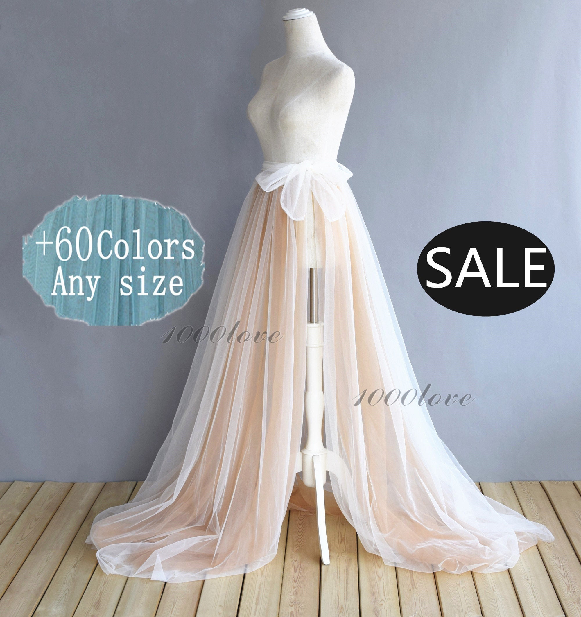 Multicolor Detachable Overskirt One Layer Two Layer or Three - Etsy UK