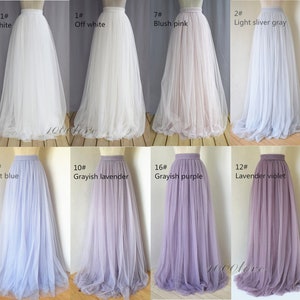Sample of the Tulle Color Sample of Tullecolor Card of the | Etsy