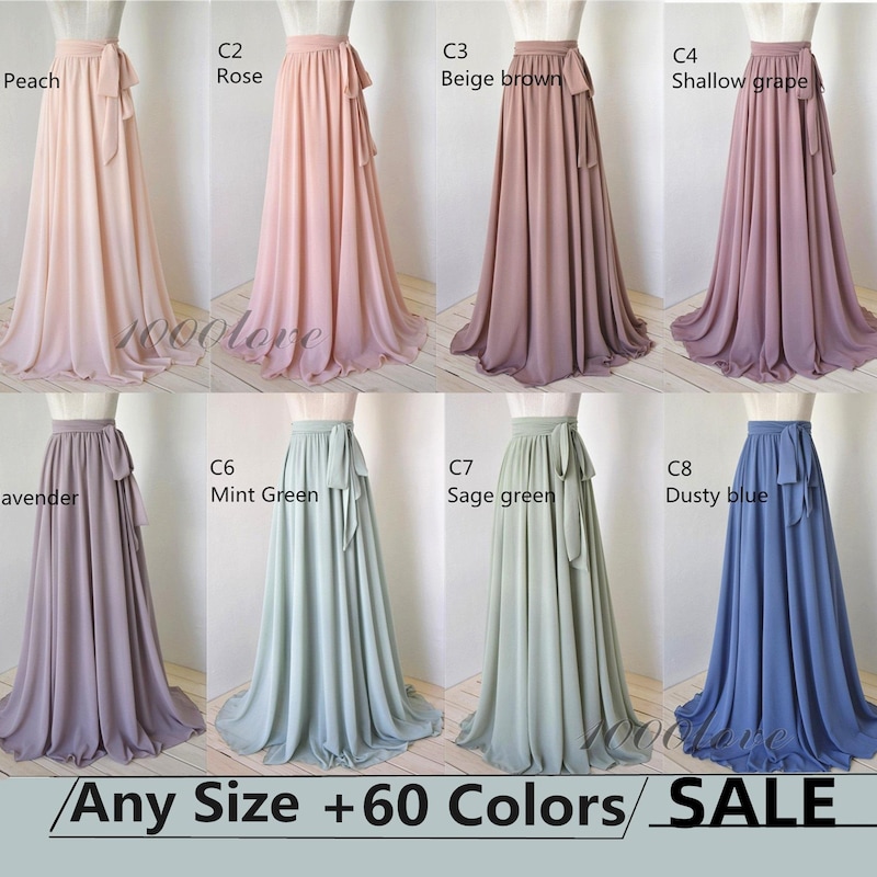 Chiffon Skirt - Etsy