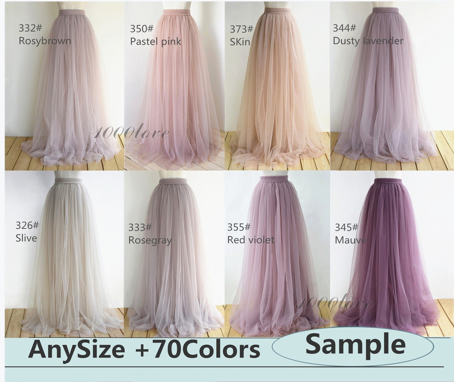 Sample of the Softest Tulle Color Swatch of Softest - Etsy