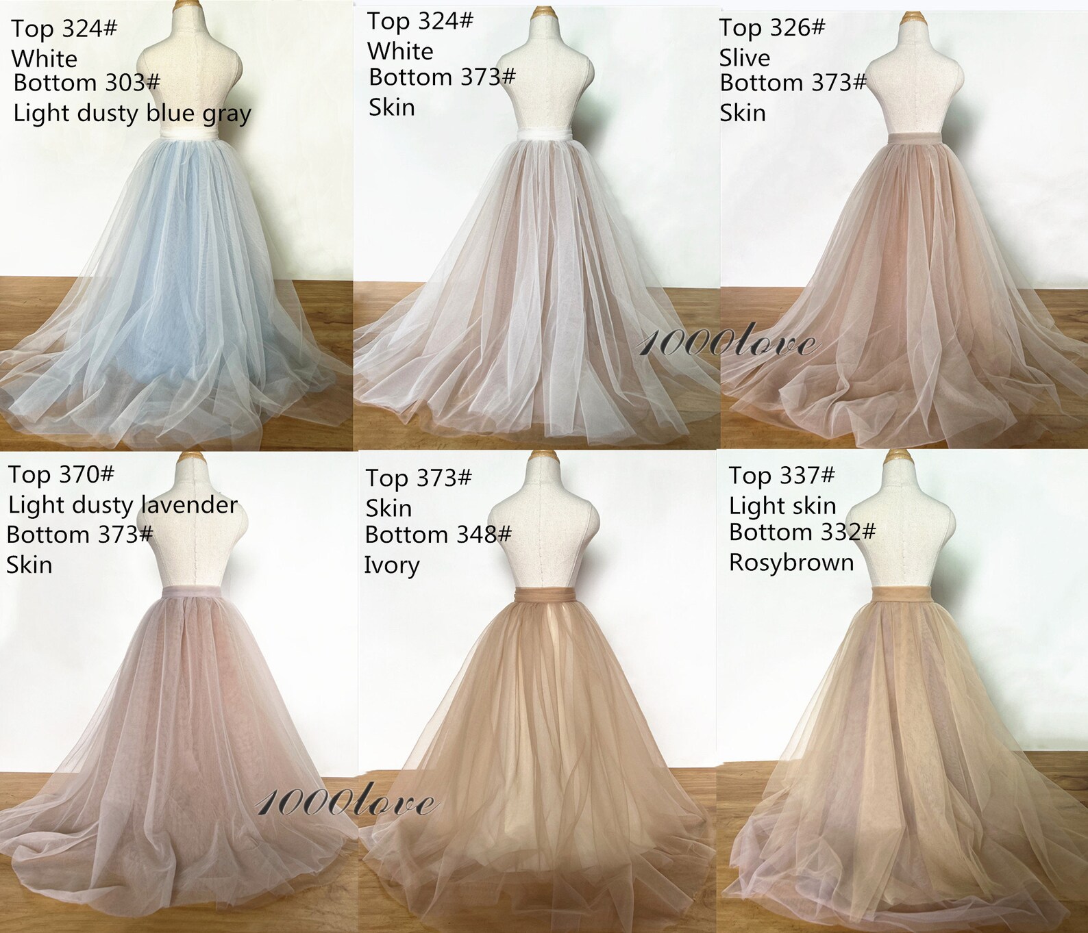 Mixture Color Tulle Skirt ,mix With 3 Color,custom Any Color, Adult ...