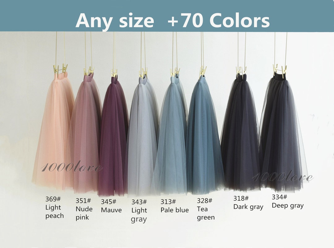 Knee Length Softest Tulle Skirt,any Size Any Color for the Skirt,custom ...