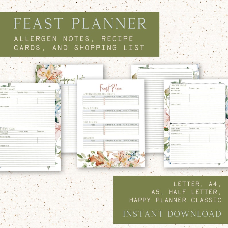 Printable Pagan Witchy Midsummer Planner – Litha/summer Solstice ...