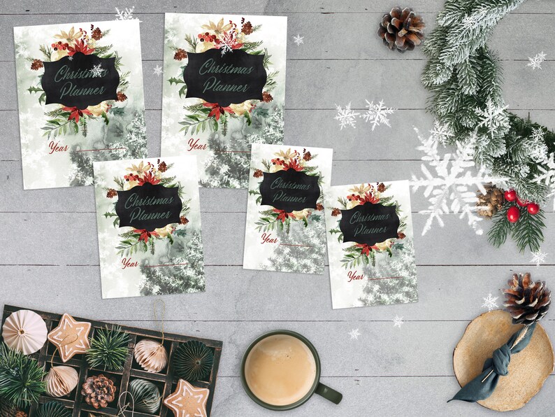 Christmas Planner Printable – Christmas Gift List Printable, Meal ...